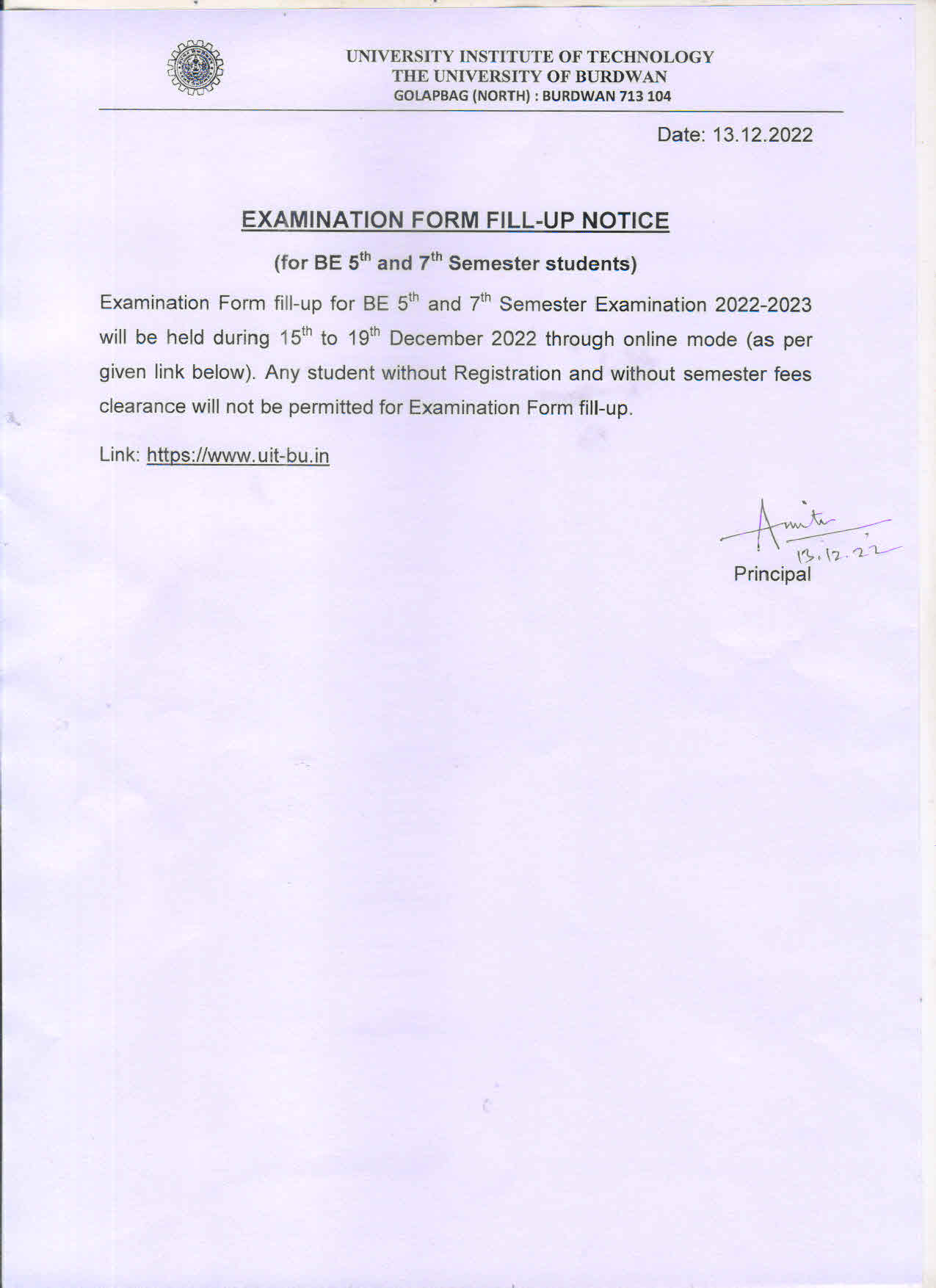 Old Notices