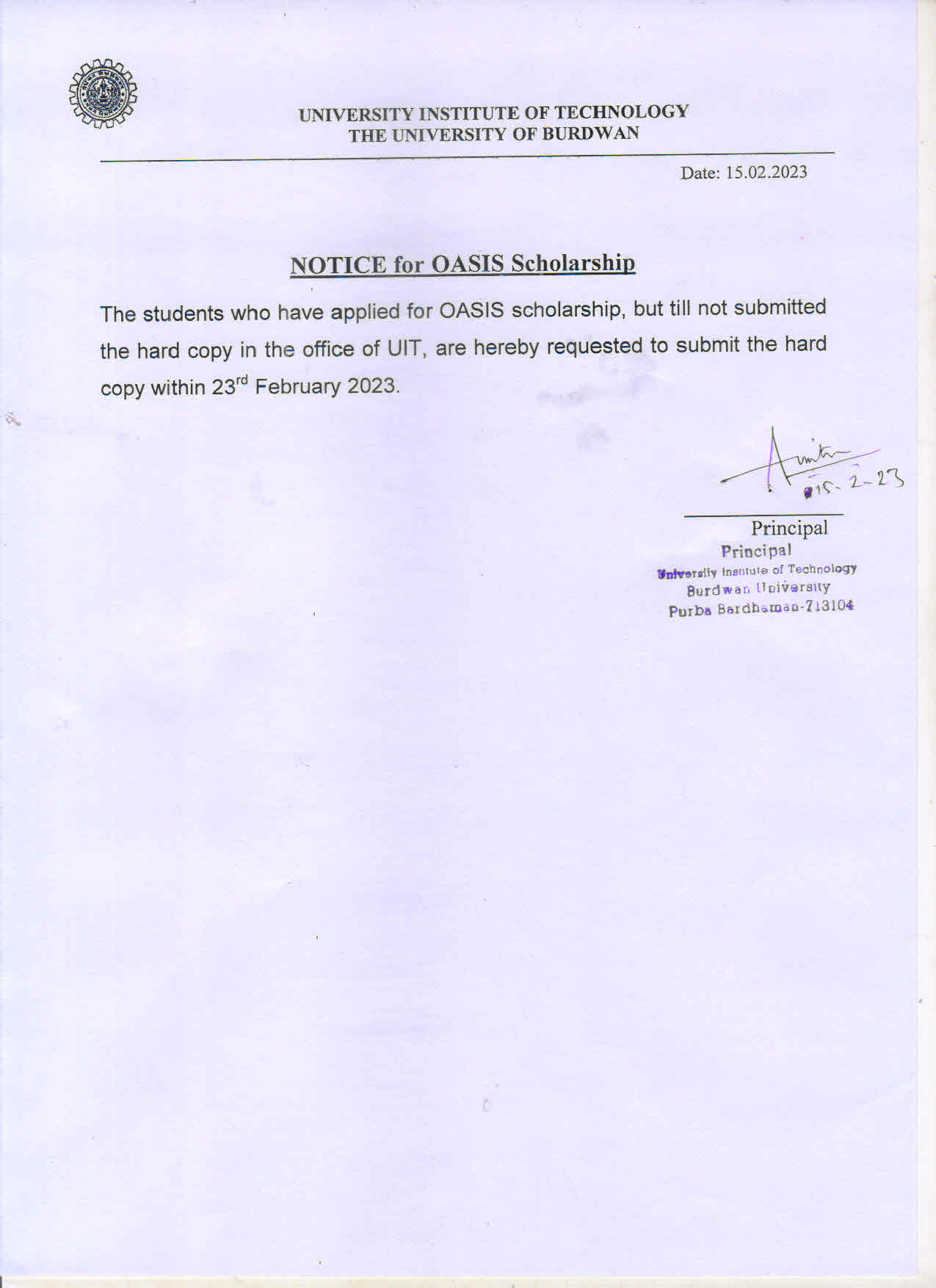 Old Notices
